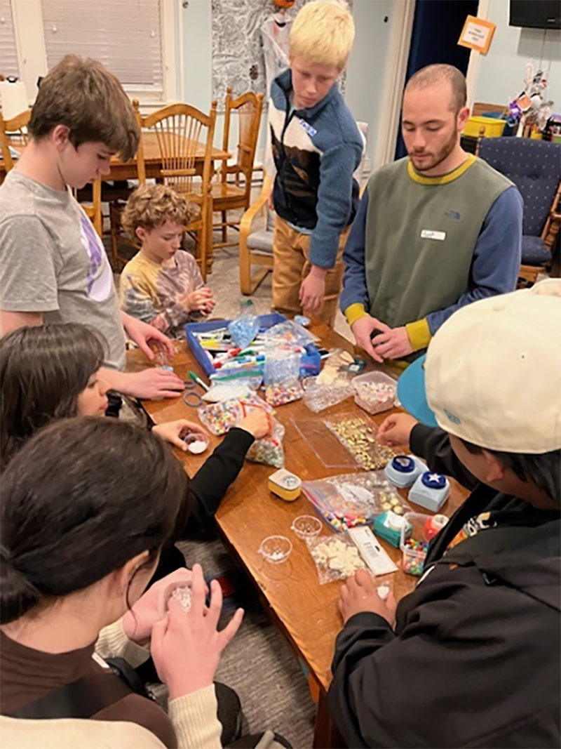 TSP alumni group crafing | The Sharing Place - Utah Non-profit